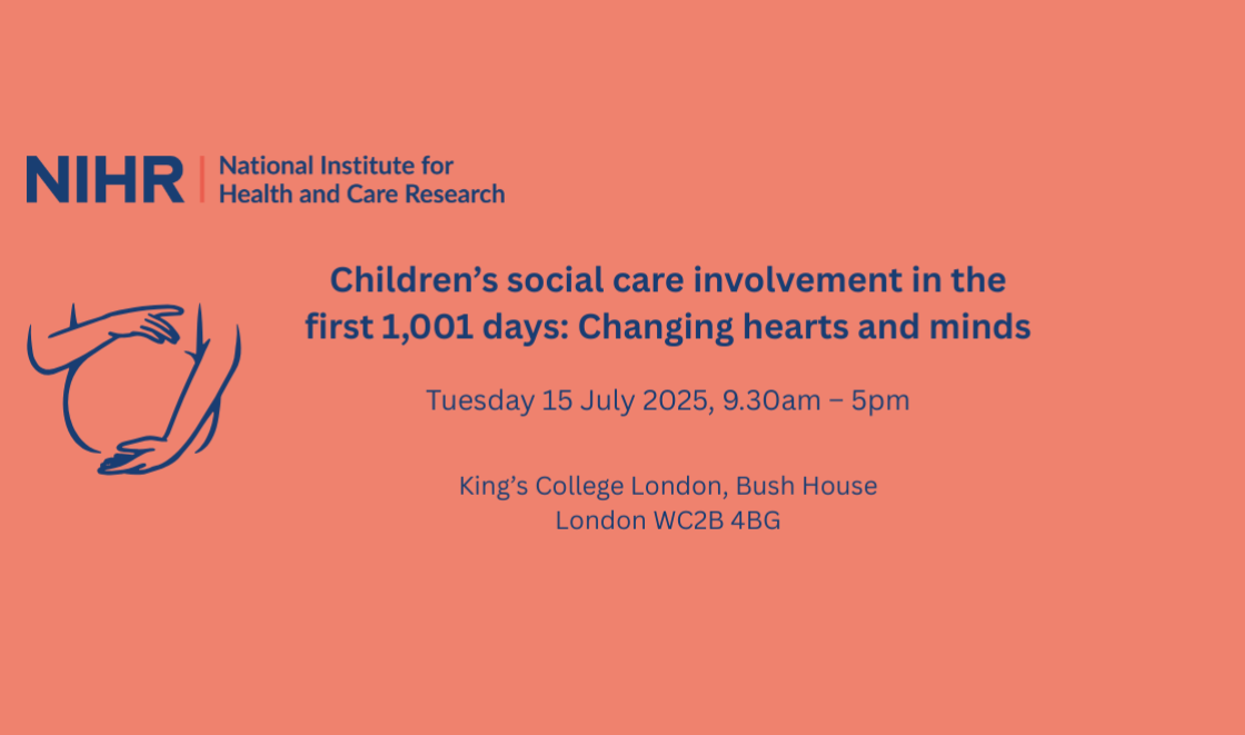 Children’s social care involvement in the first 1001 days: changing ...